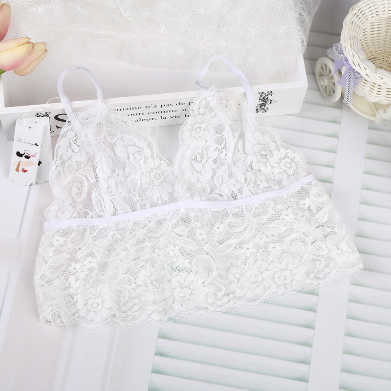 Nice Womens Lace See Through Bralette Bralet Bra Bustier Cami Tank