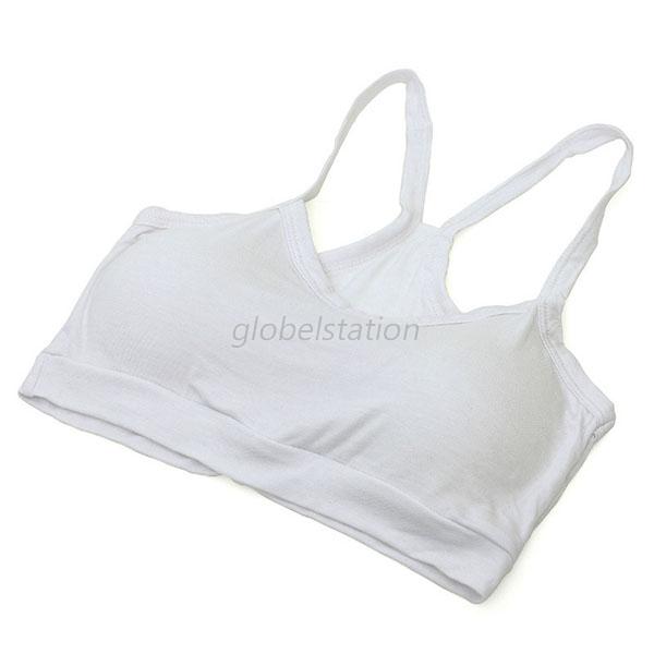 Candy Color Women Strap Vests Sports Bra Cami Wrap Chest Soft Crop Top